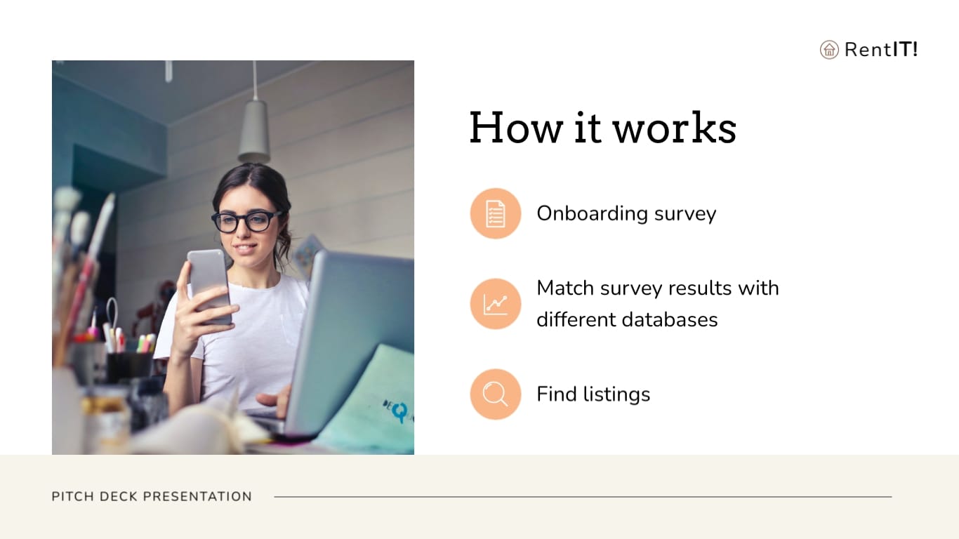 App Pitch Deck Template | Visme