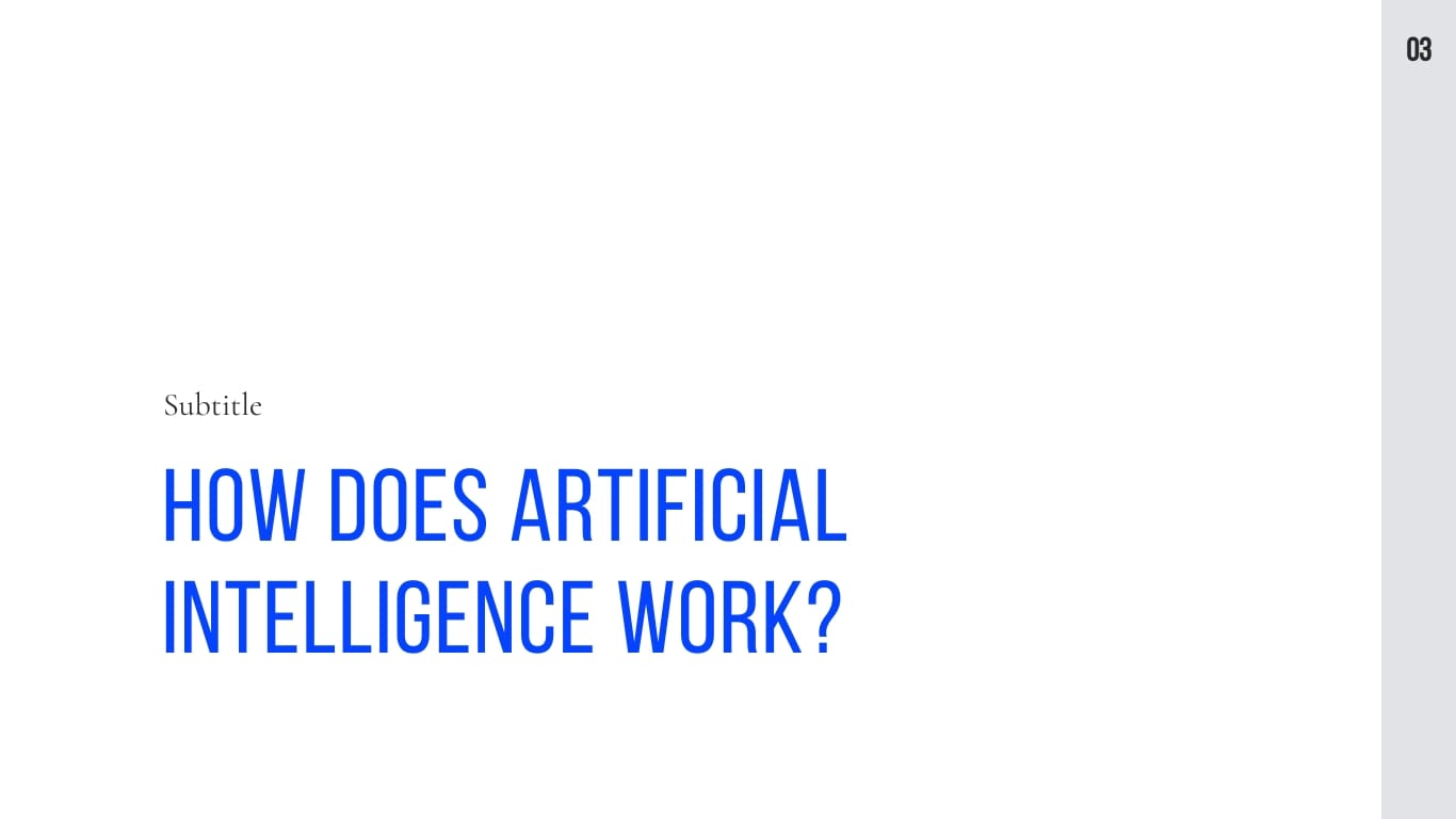 Artificial Intelligence Presentation Template | Visme