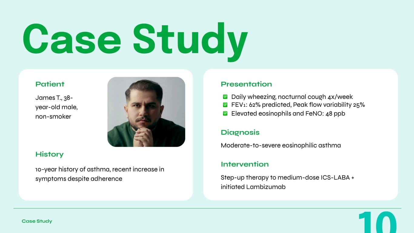 Asthma Clinical Presentation Template | Visme