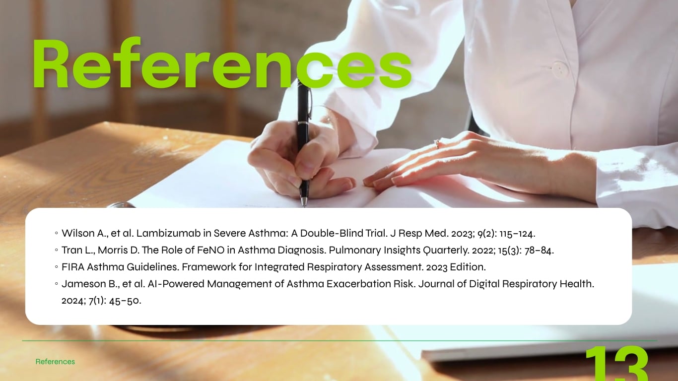 Asthma Clinical Presentation Template | Visme