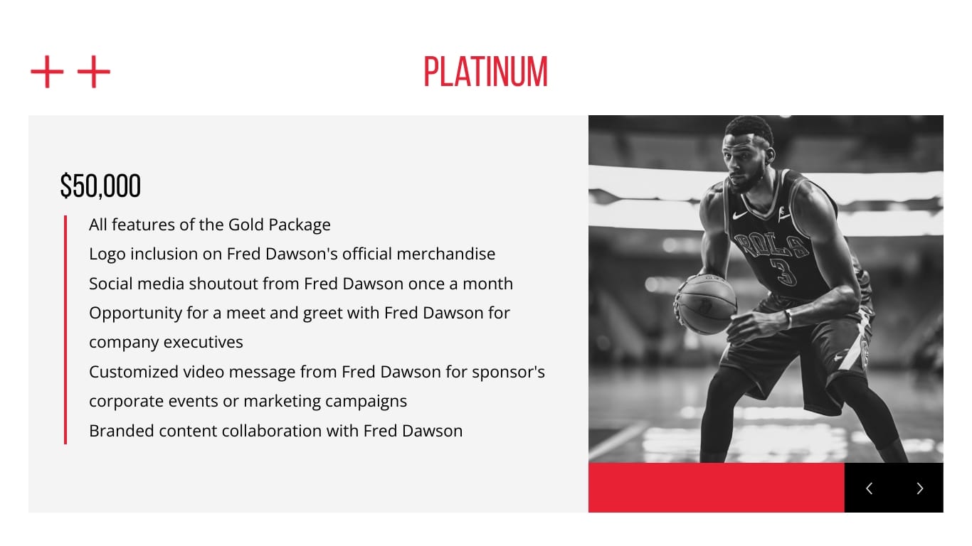 Athletic Sponsorship Packages Presentation Template | Visme