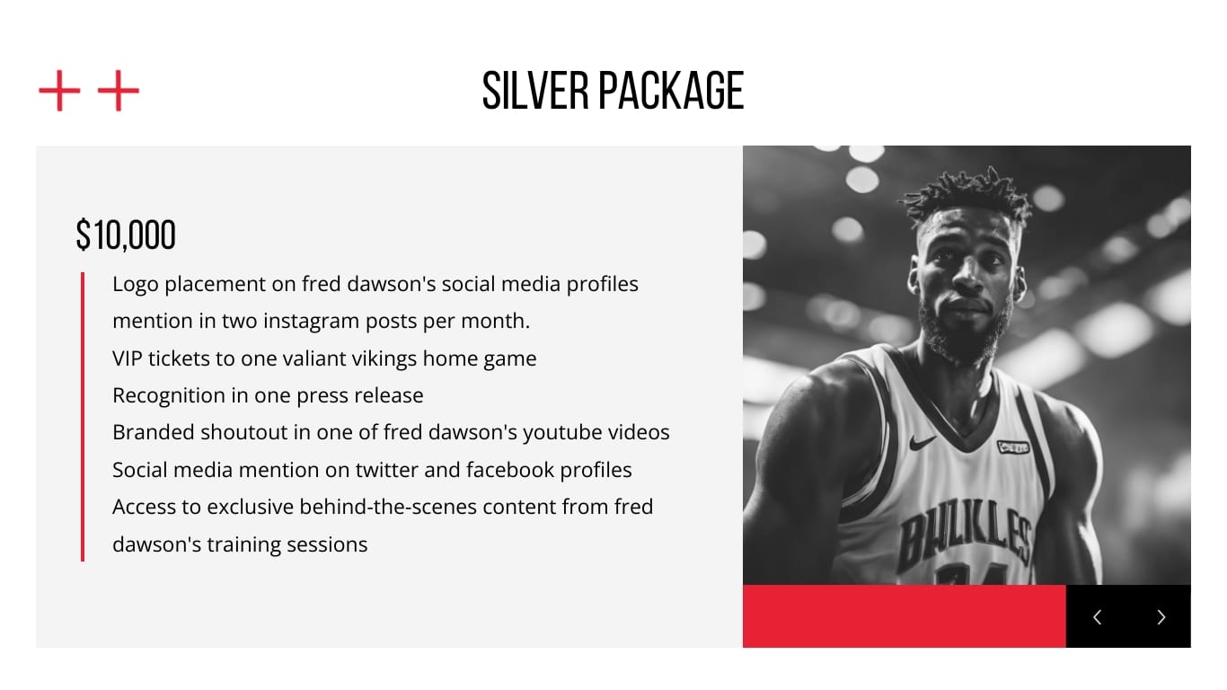 Athletic Sponsorship Packages Presentation Template | Visme