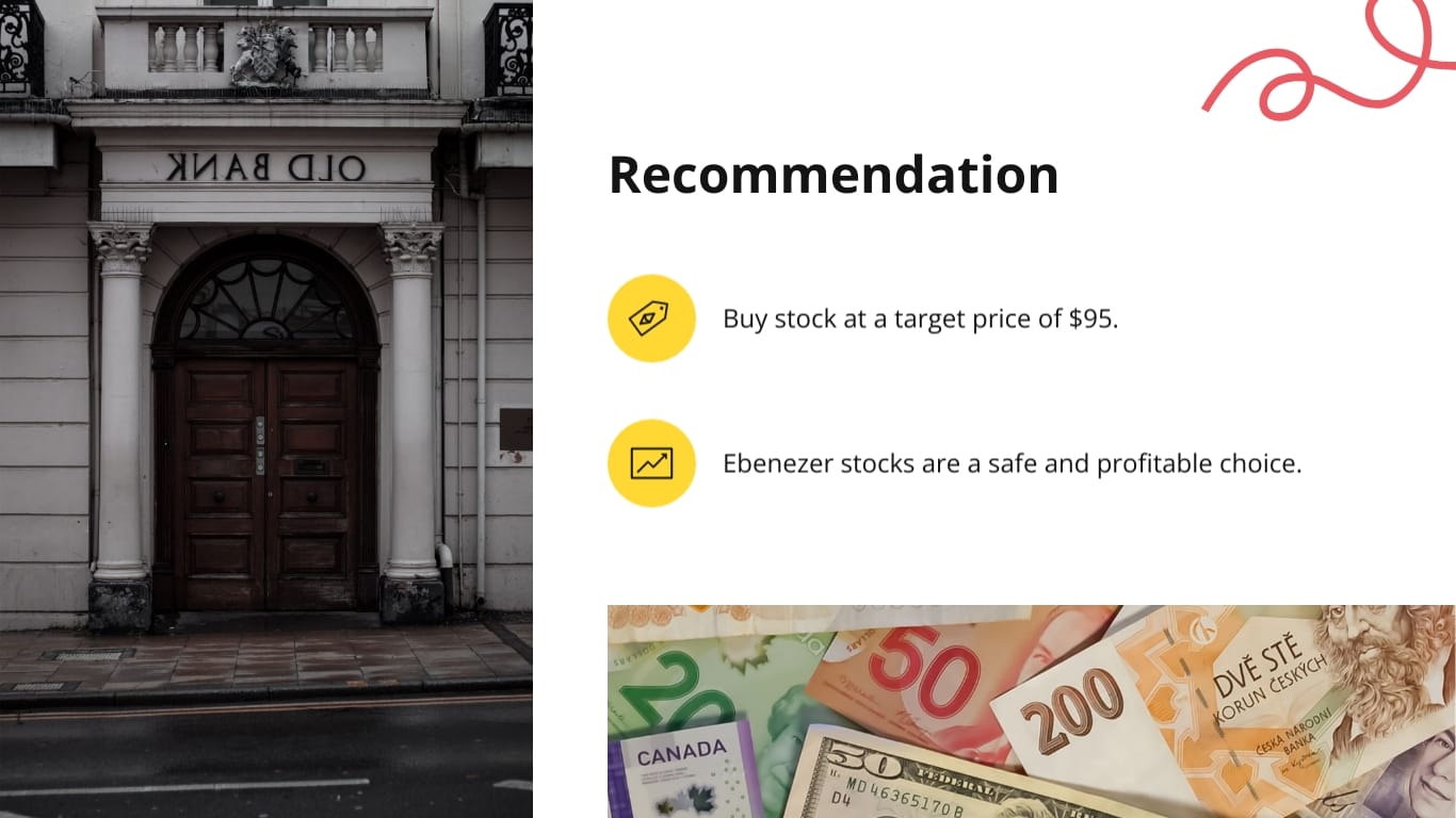 Banking Stock Pitch Presentation Template | Visme