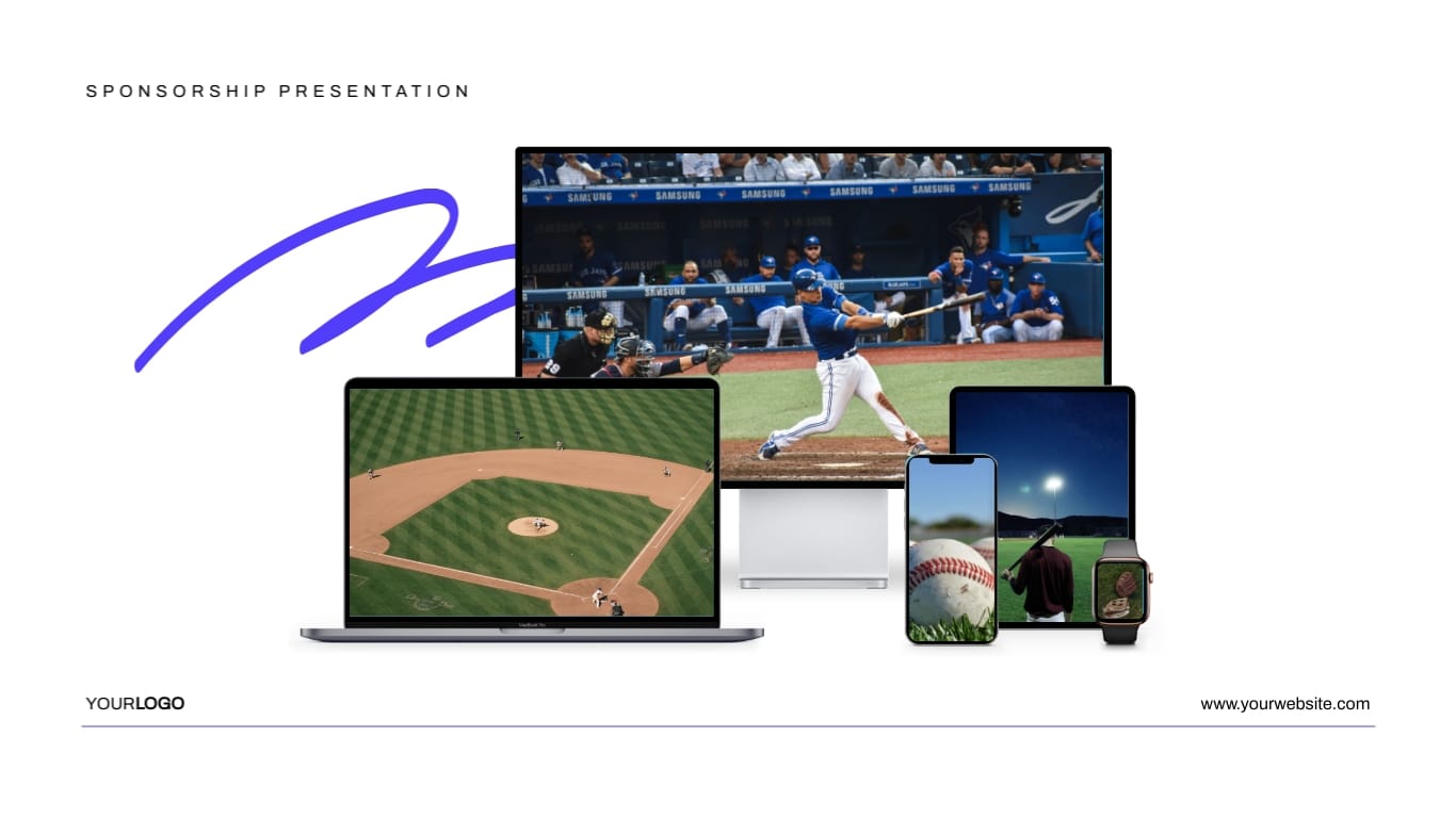 Baseball Team Sponsorship Presentation Template | Visme