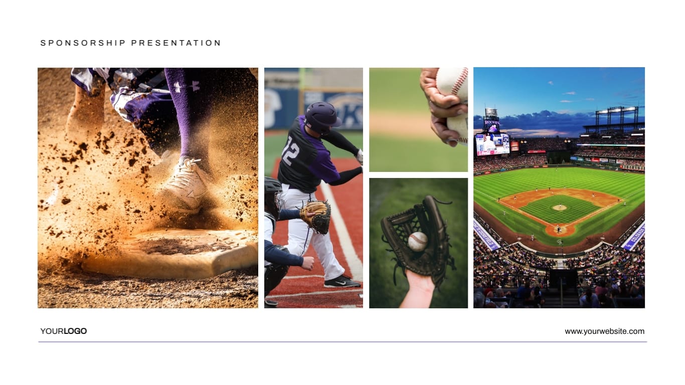 Baseball Team Sponsorship Presentation Template | Visme