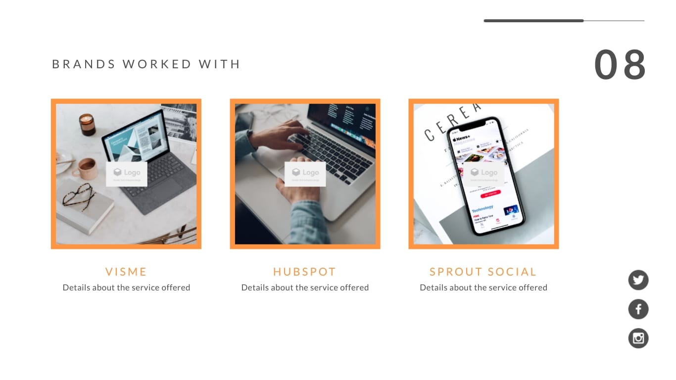 Biography Presentation Template | Visme