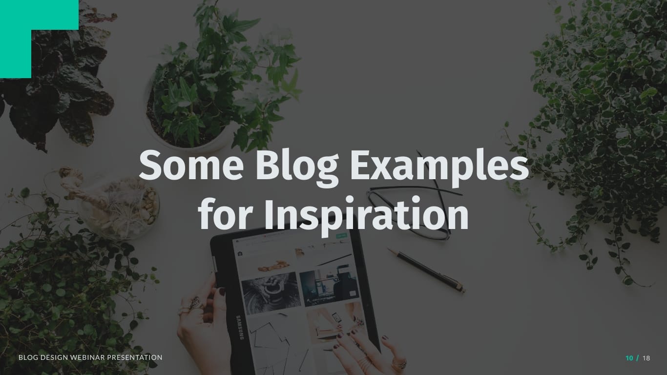 Blog Design Webinar Presentation Template | Visme