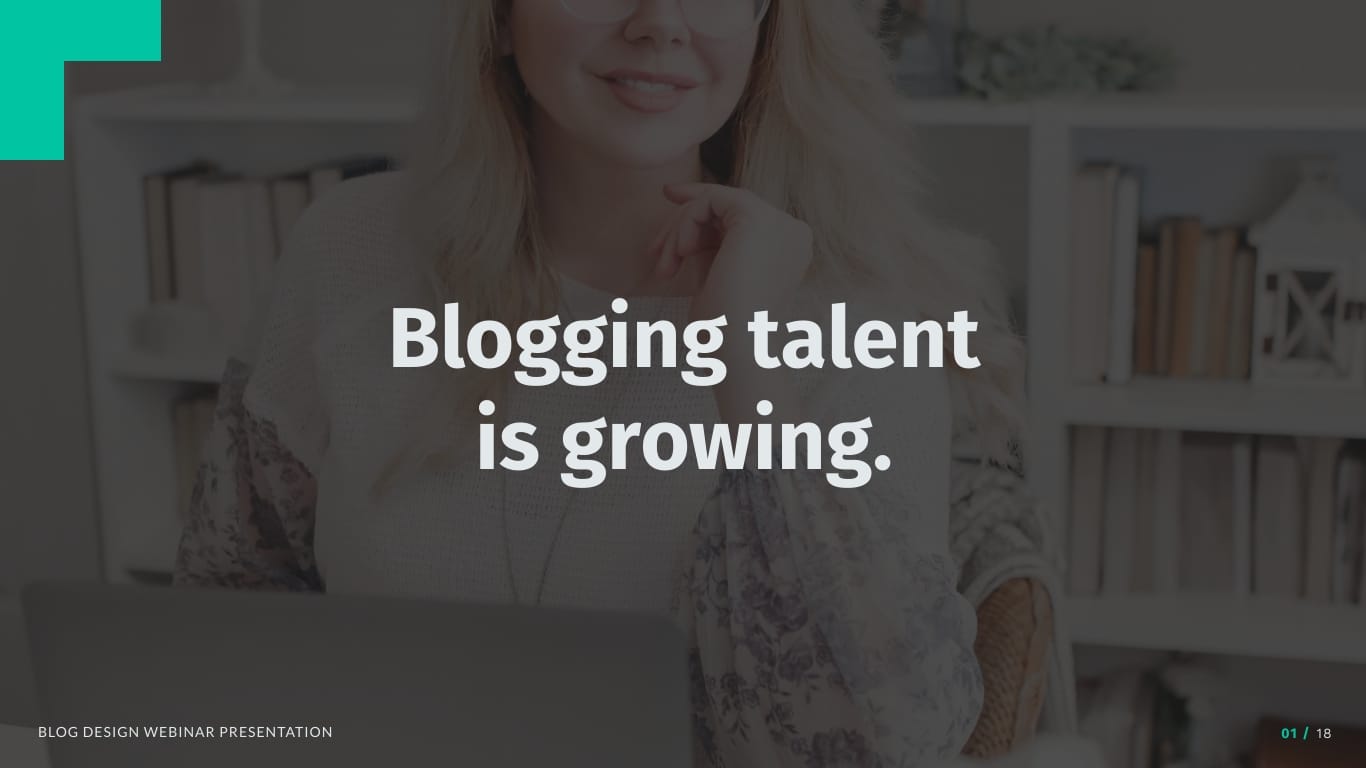 Blog Design Webinar Presentation Template | Visme