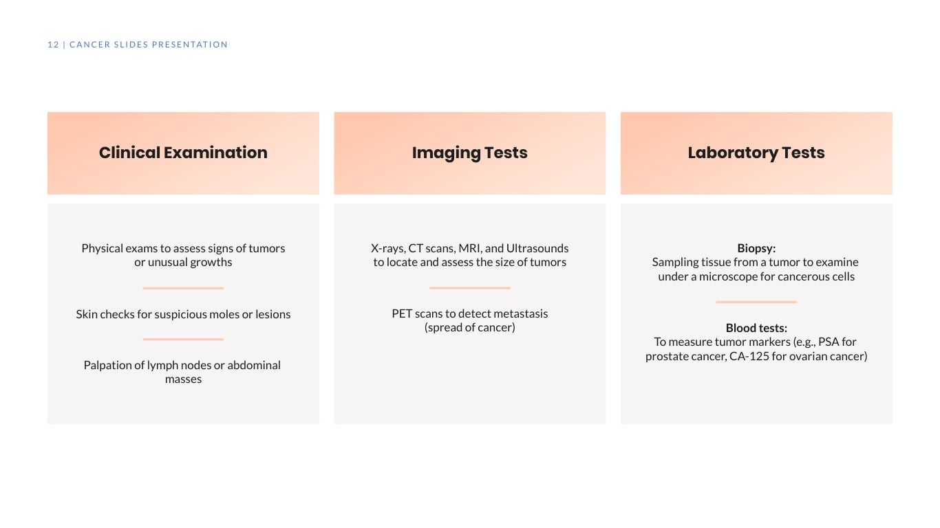 Cancer Slides Presentation Template | Visme