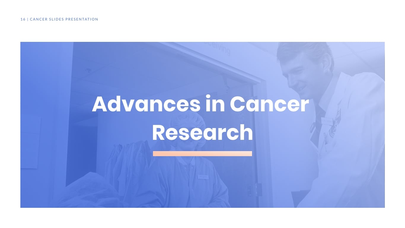 Cancer Slides Presentation Template | Visme