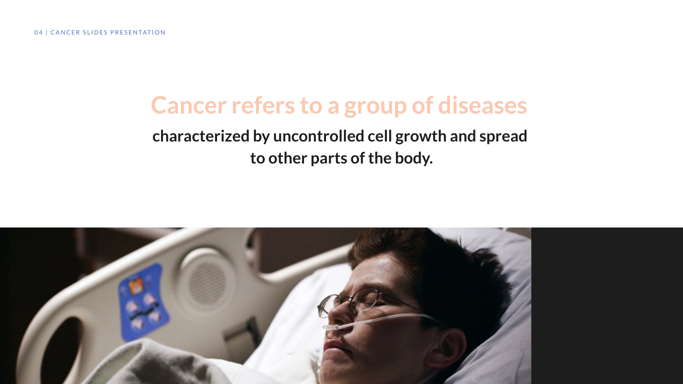 Cancer Slides Presentation Template | Visme