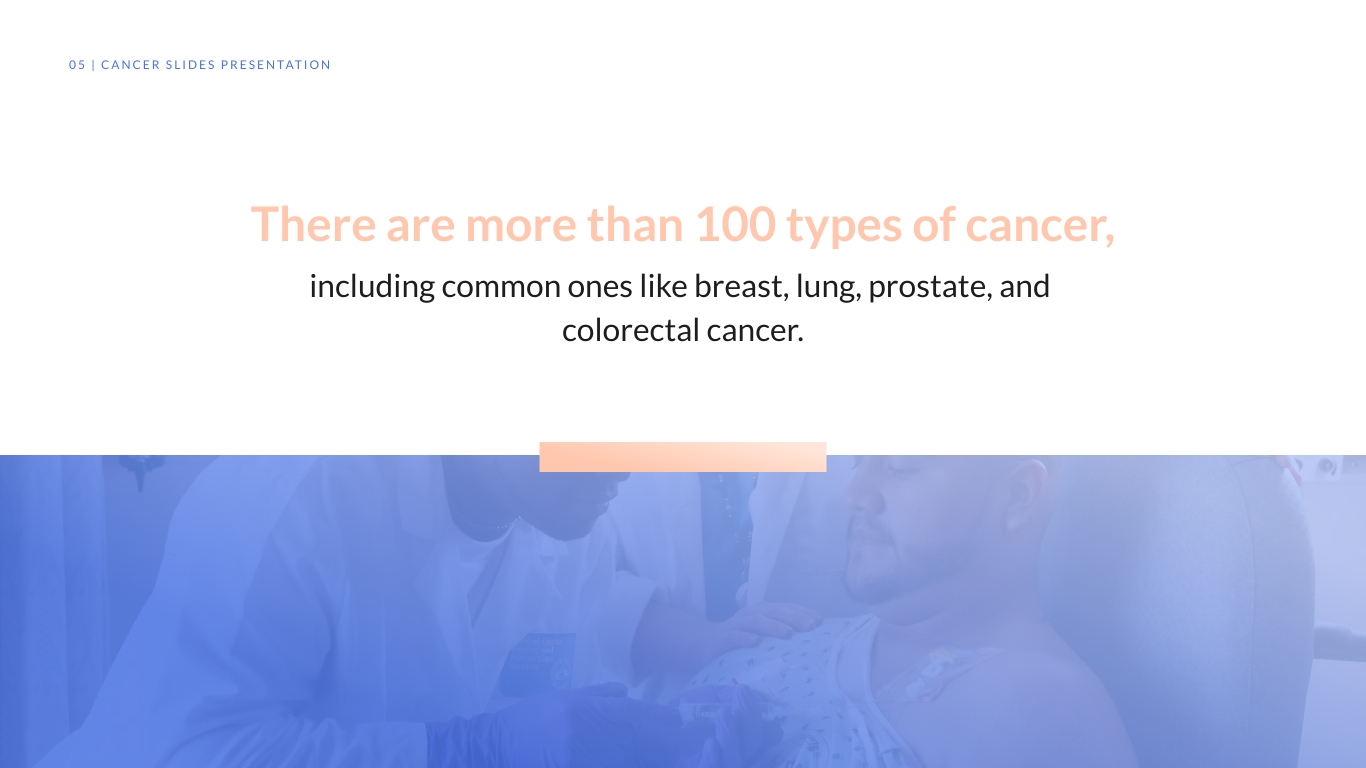 Cancer Slides Presentation Template | Visme