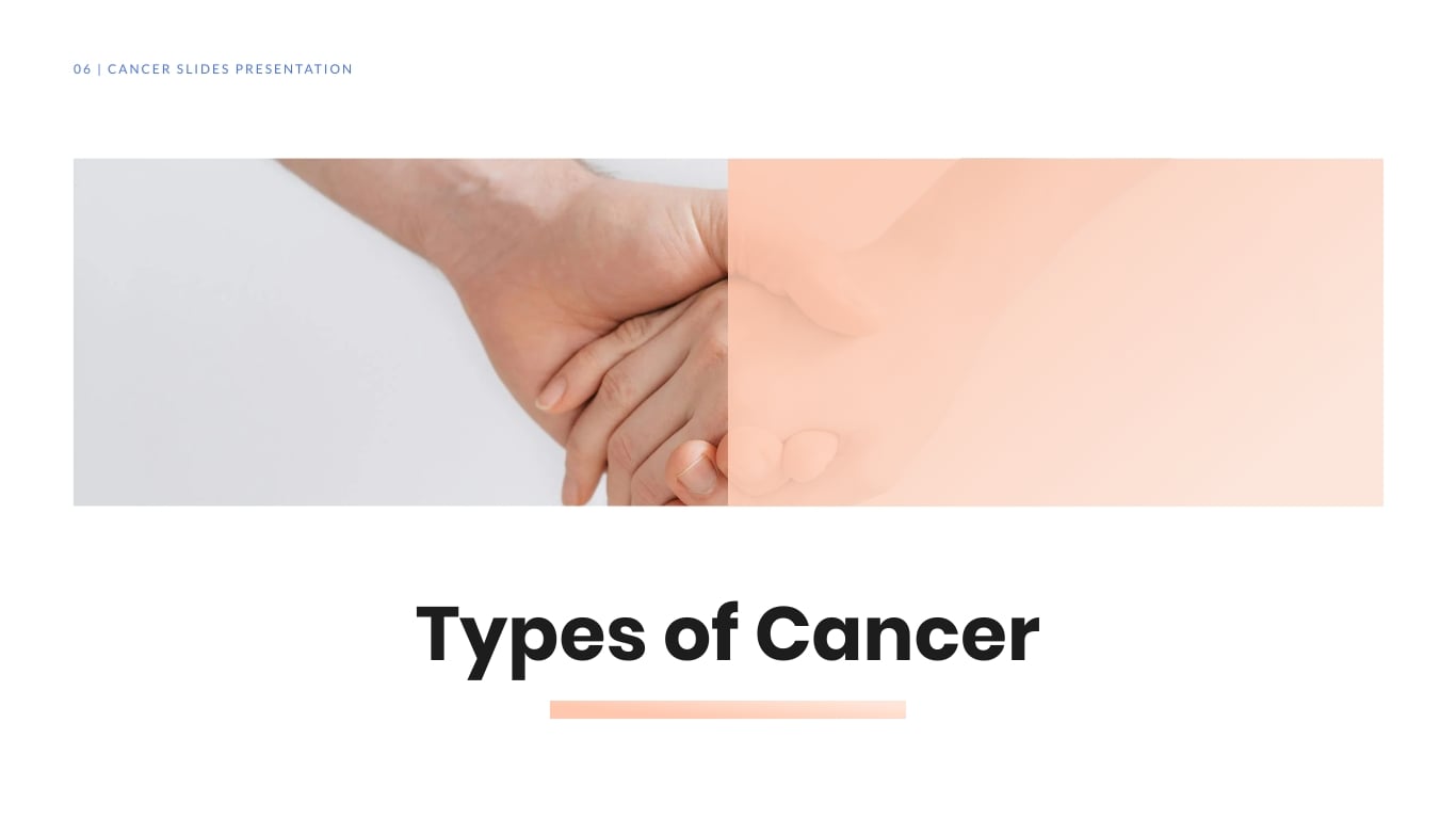 Cancer Slides Presentation Template | Visme