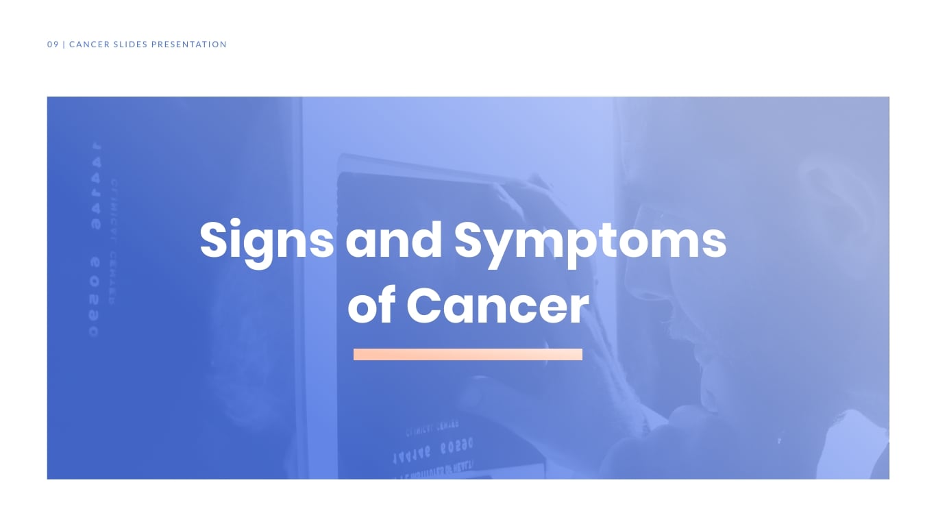 Cancer Slides Presentation Template | Visme