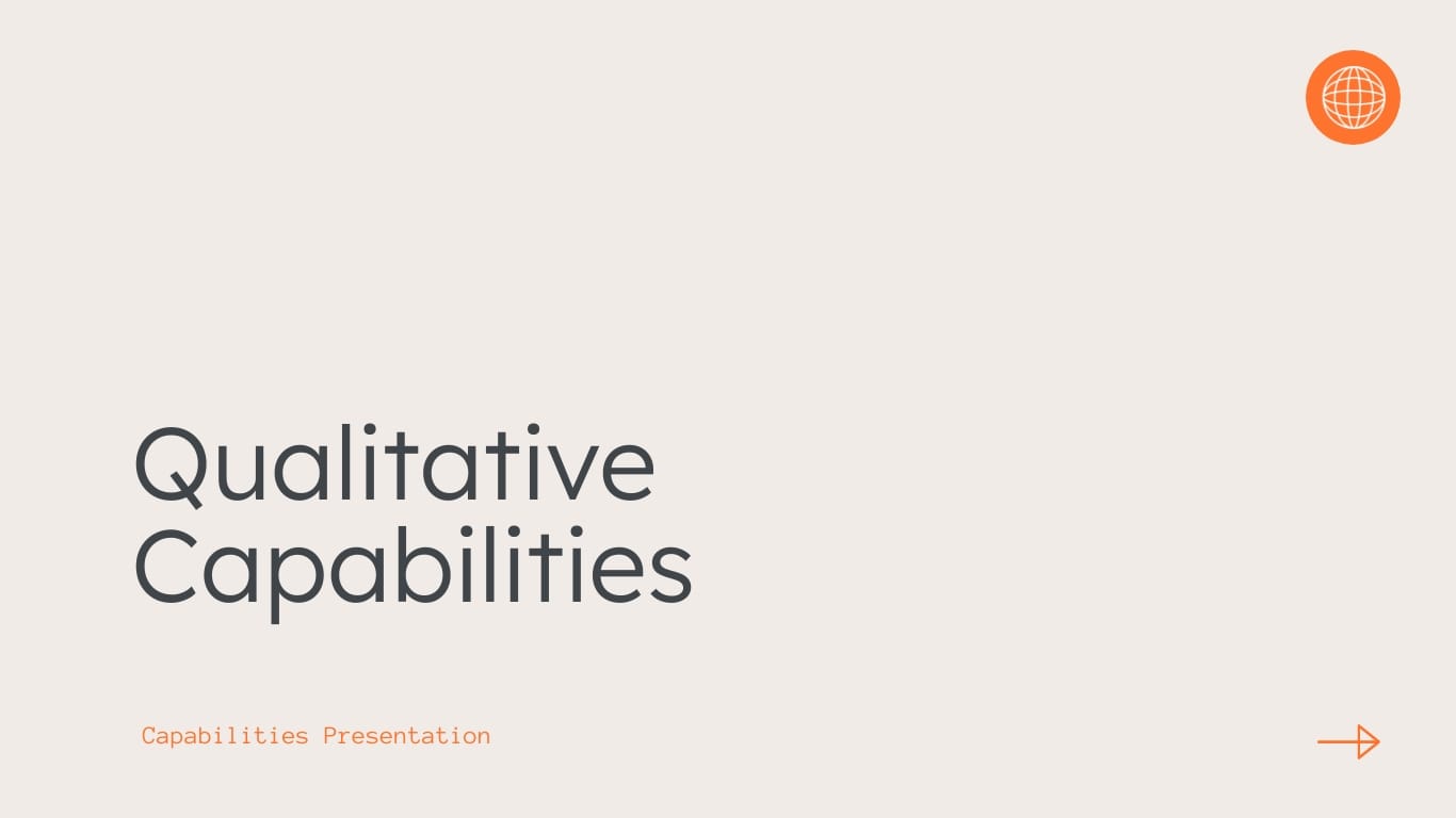 Capabilities Presentation Template | Visme