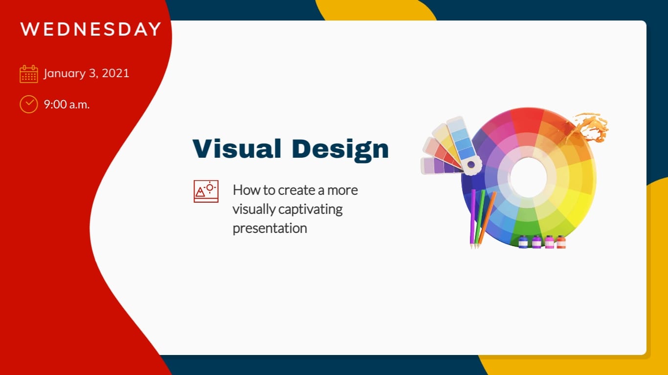 Class Schedule Presentation Modern Template | Visme