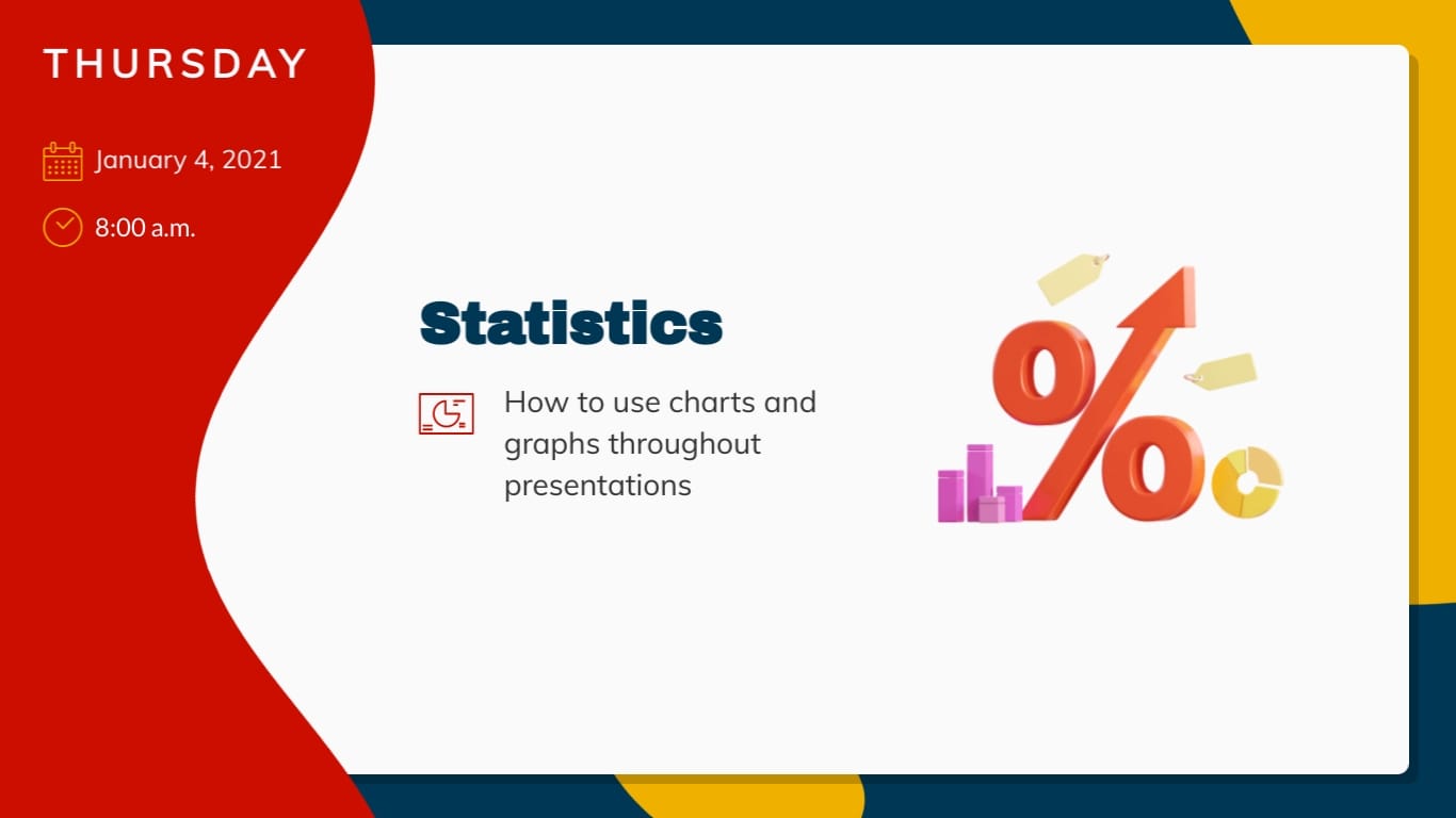 Class Schedule Presentation Modern Template | Visme