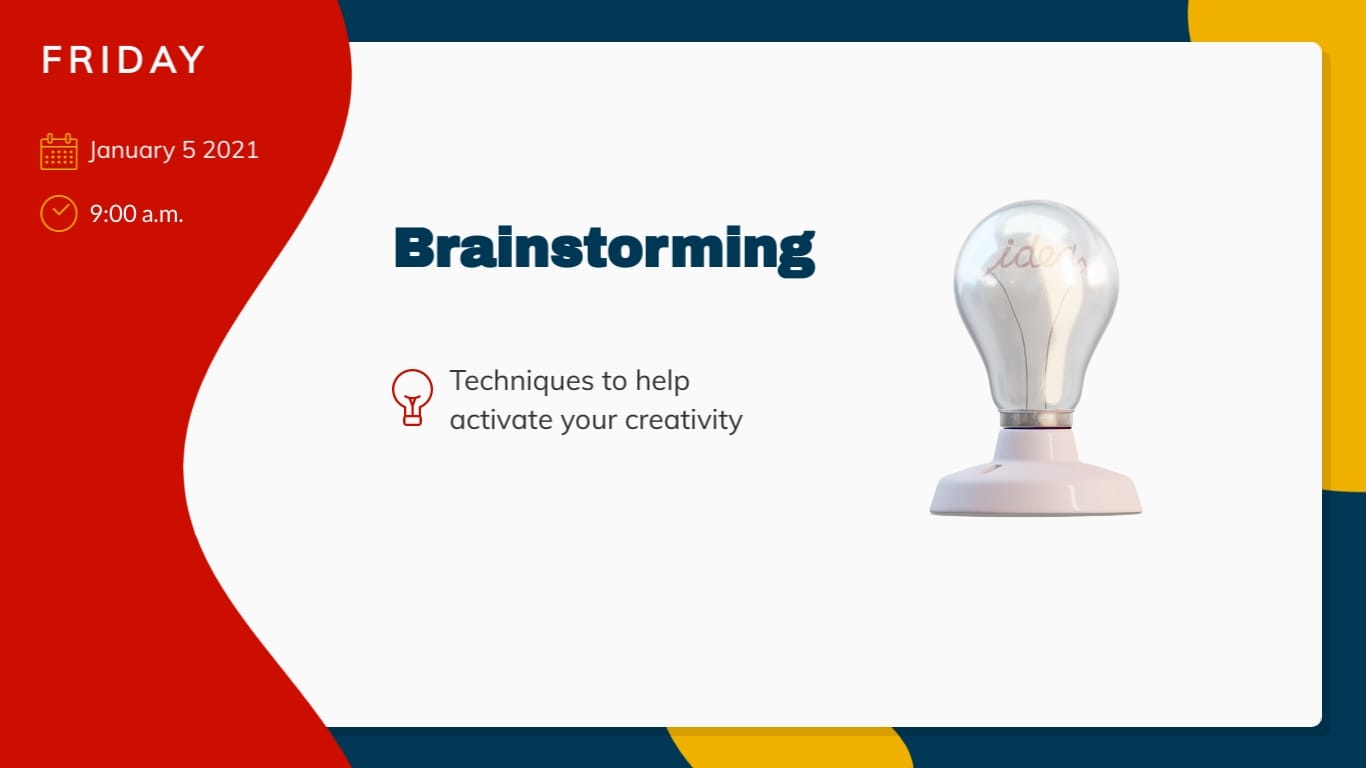 Class Schedule Presentation Modern Template | Visme