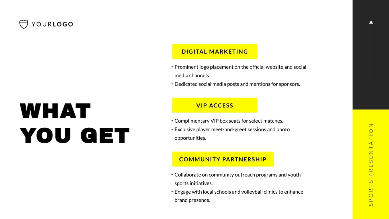 Club Sports Presentation Template | Visme