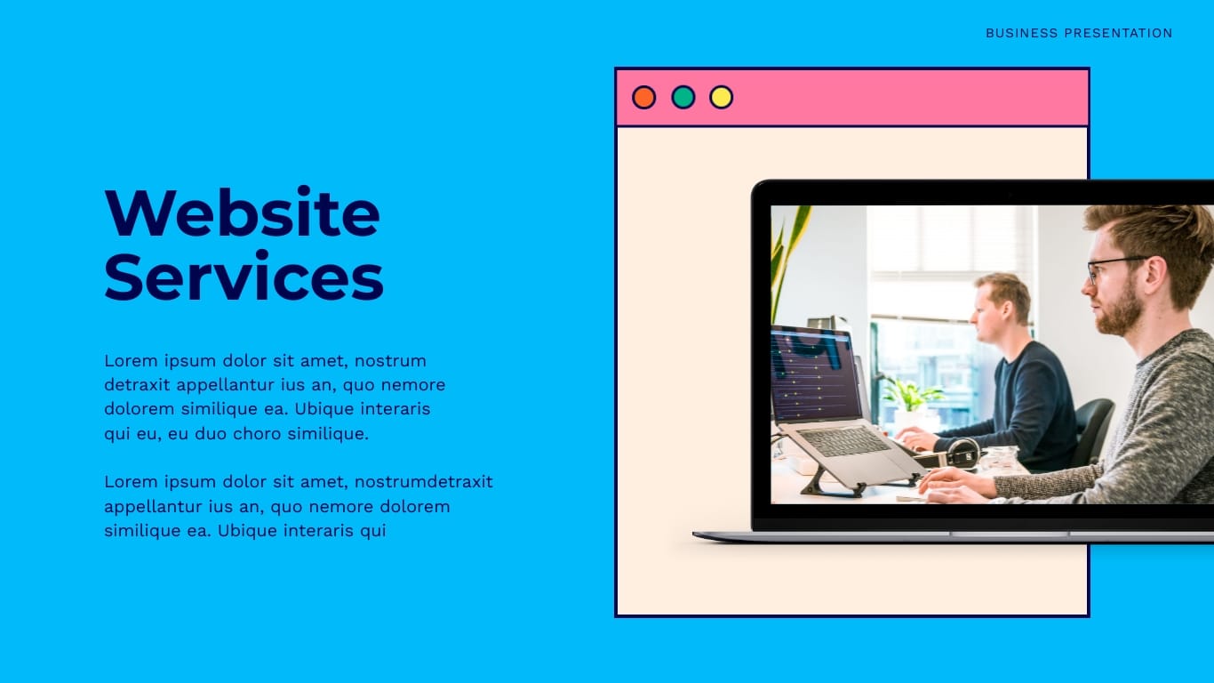 Comic Style Business Presentation Template | Visme