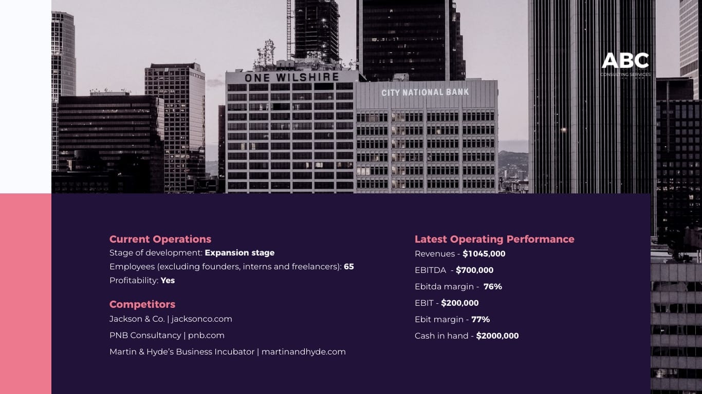 Company Stock Pitch Presentation Template | Visme