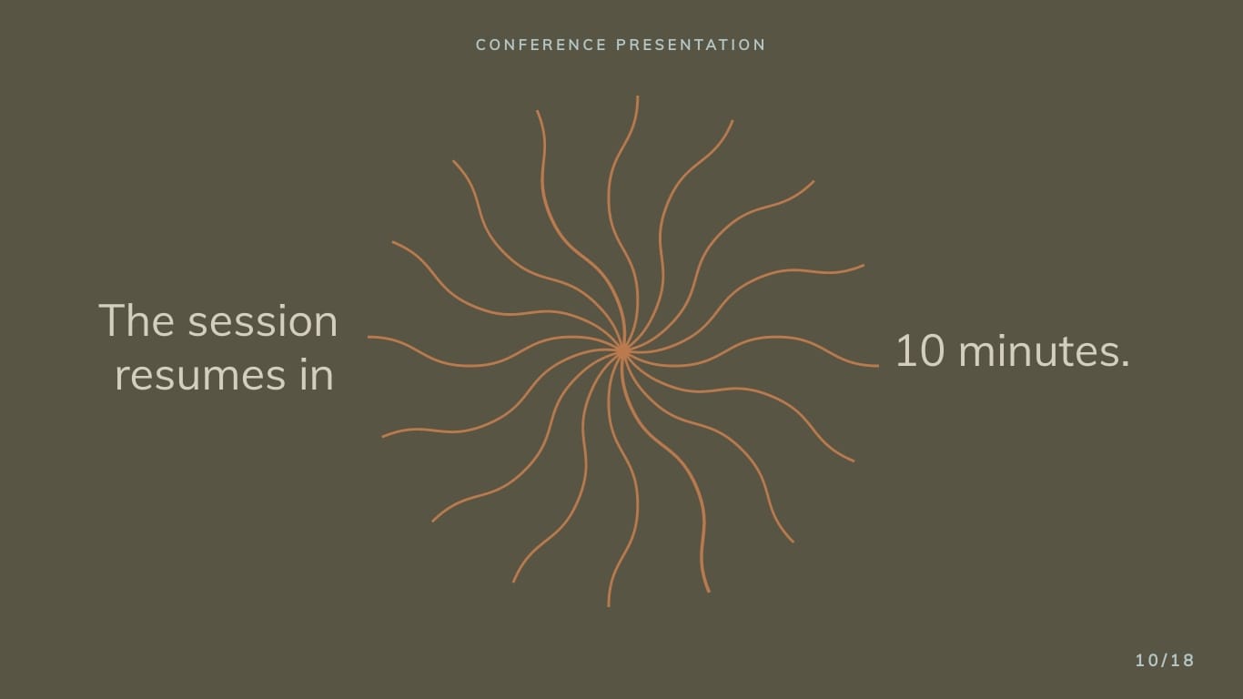 Conference Presentation Template | Visme