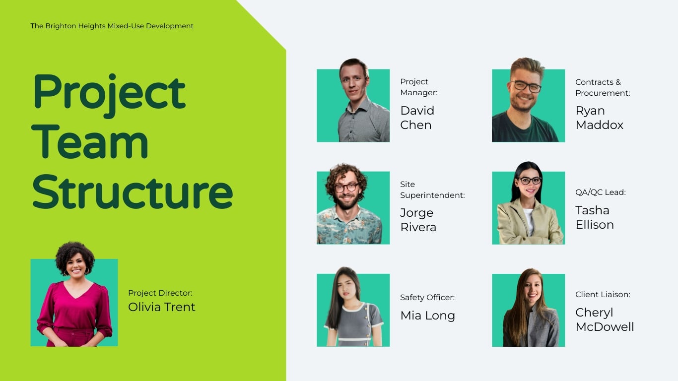 Construction Project Kickoff Presentation Template | Visme