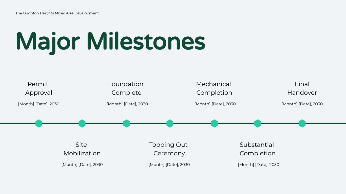 Construction Project Kickoff Presentation Template | Visme
