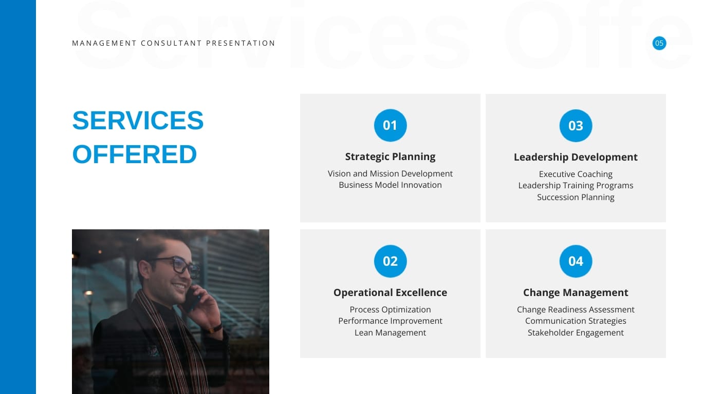 Consultant Management Presentation Template | Visme