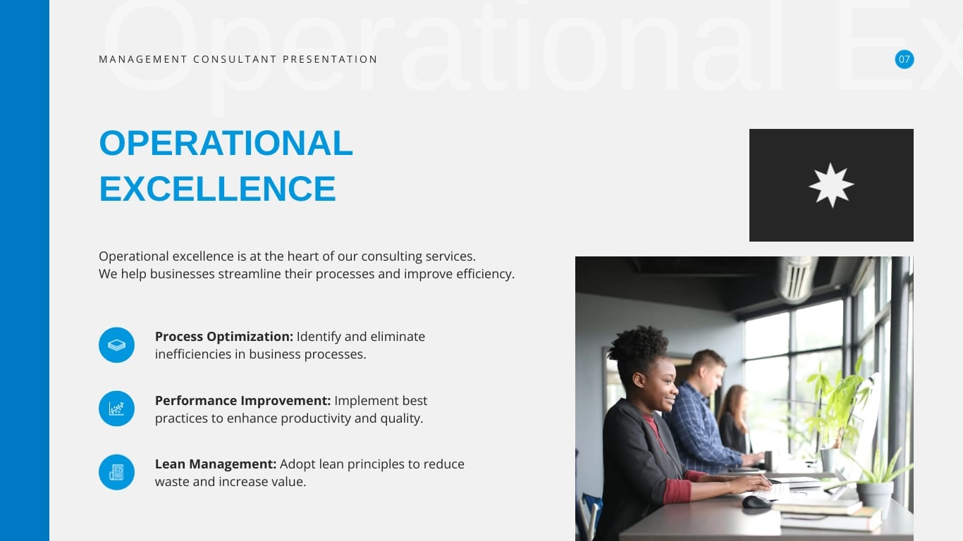 Consultant Management Presentation Template | Visme