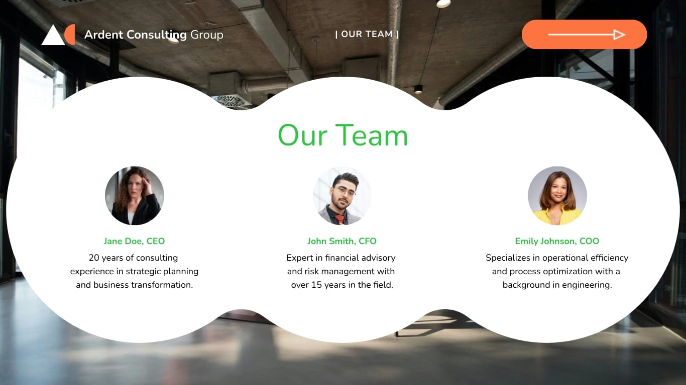 Consulting Firm Presentation Template | Visme