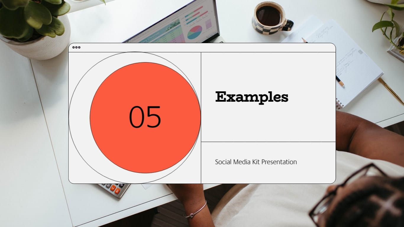 Corporate PR Social Media Kit Presentation Template | Visme