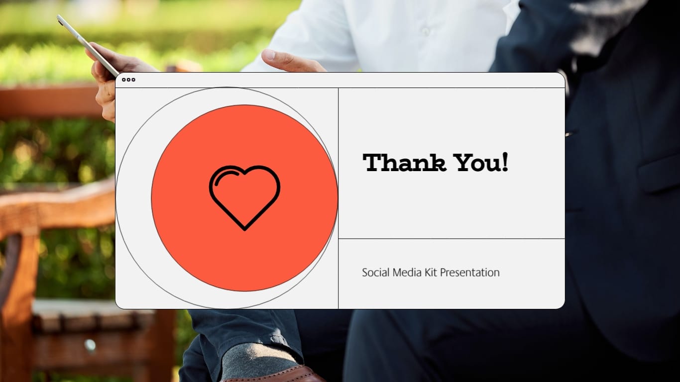 Corporate PR Social Media Kit Presentation Template | Visme