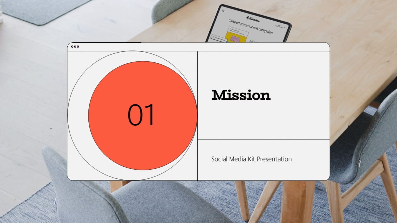 Corporate PR Social Media Kit Presentation Template | Visme
