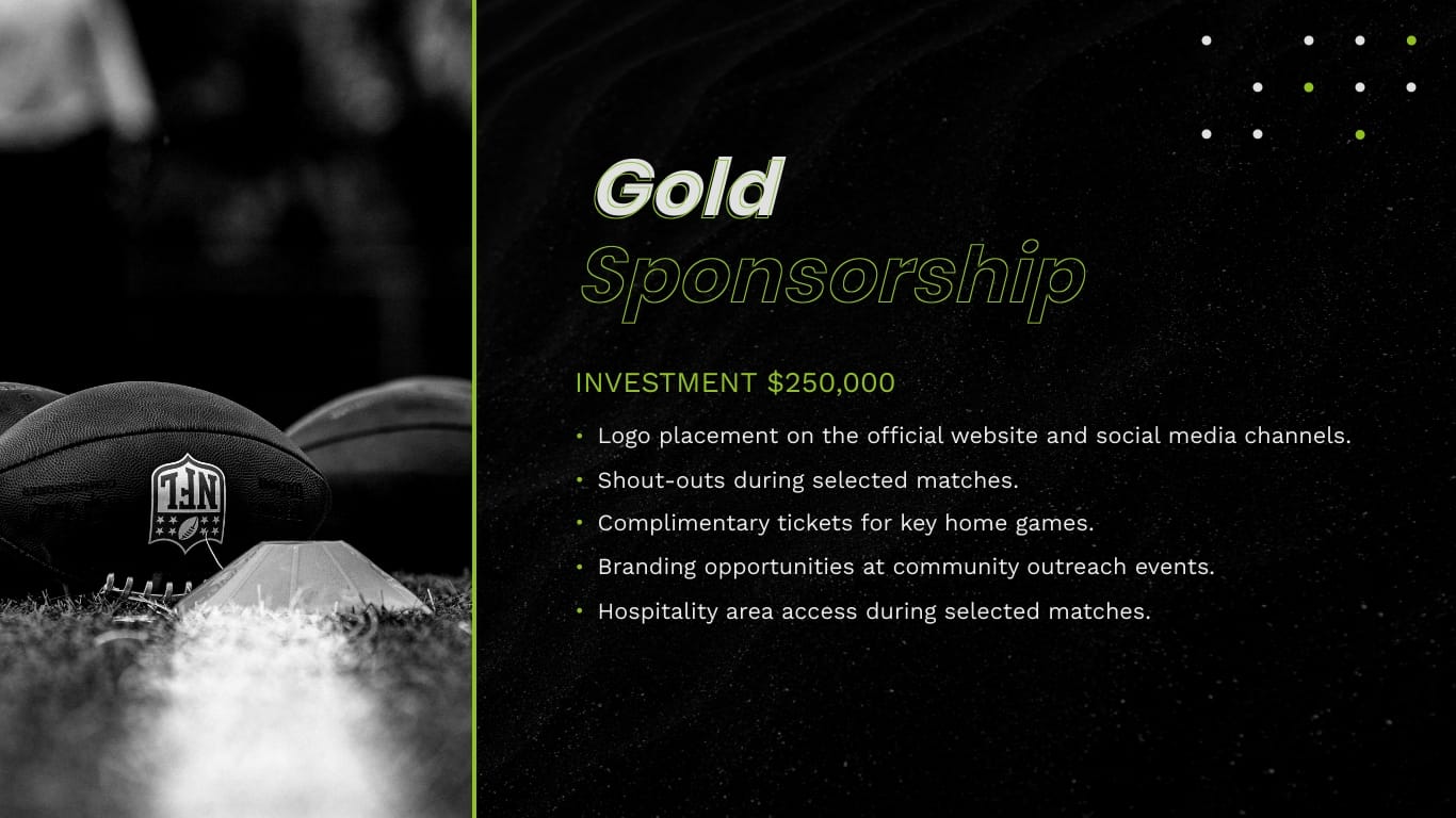 Corporate Sponsorship Sports Presentation Template | Visme