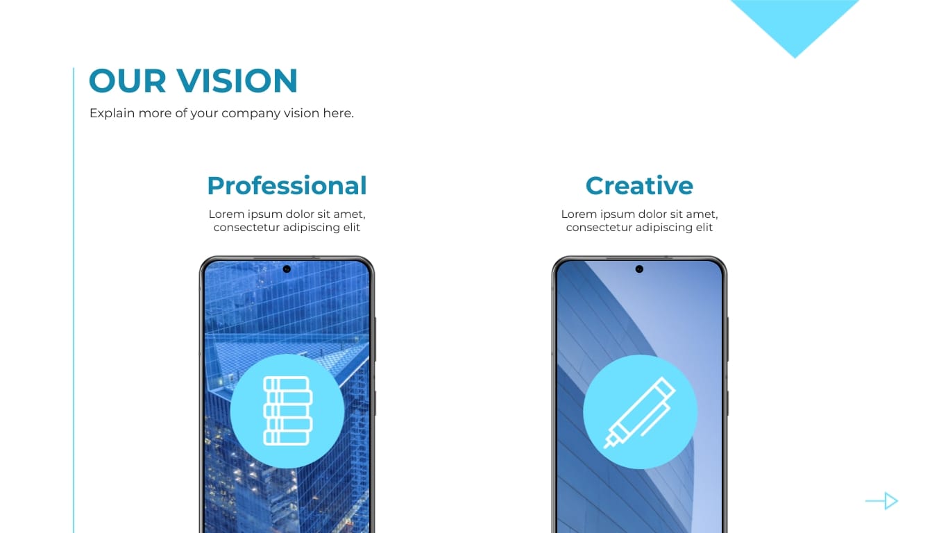 Crisp Point Presentation Template | Visme