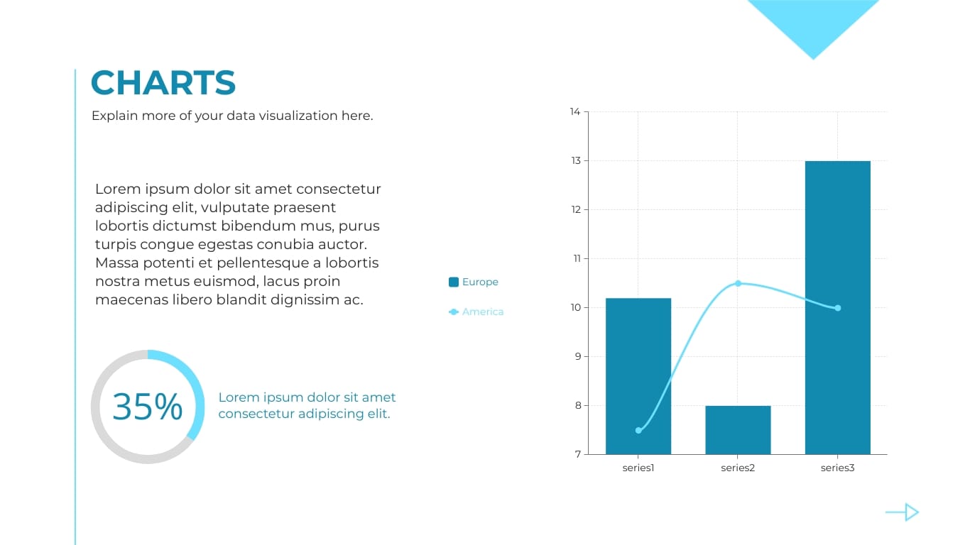 Crisp Point Presentation Template | Visme