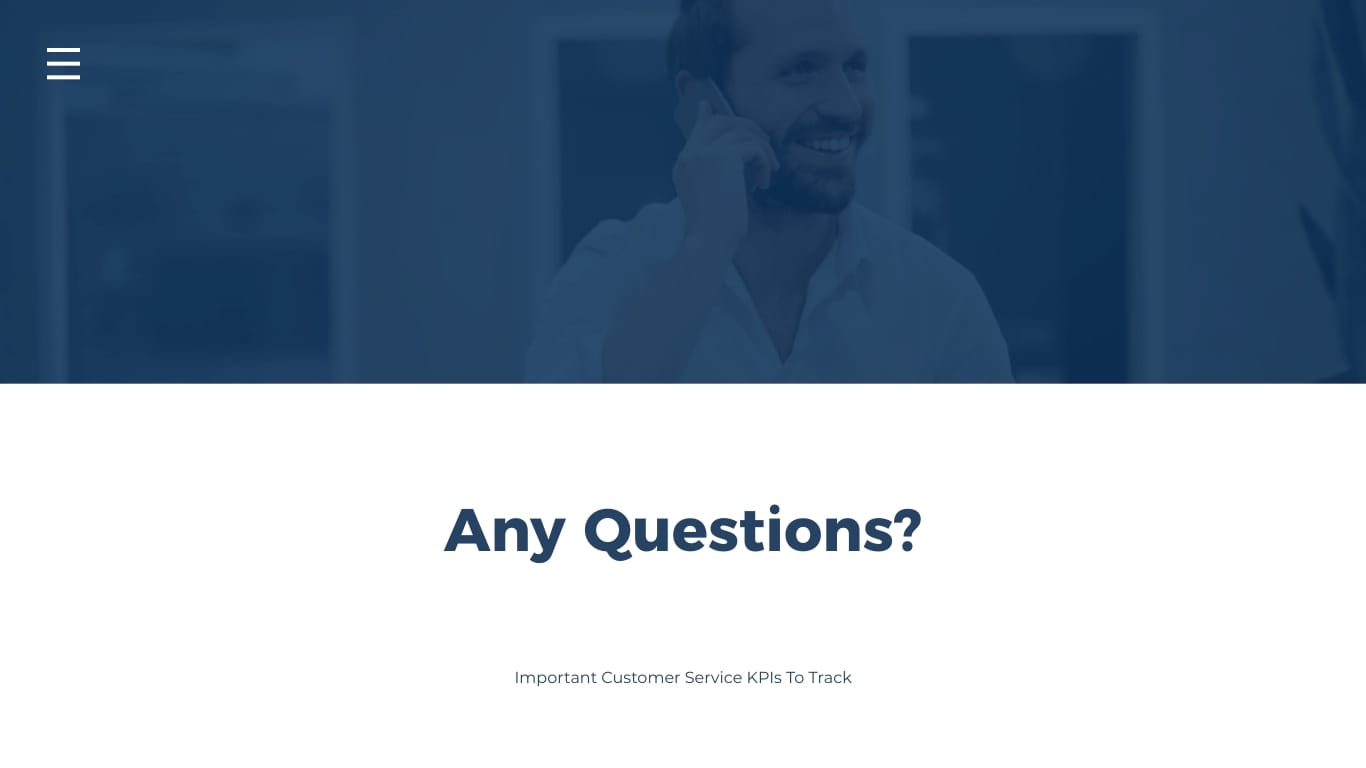 Customer Service Interactive Presentation Template | Visme