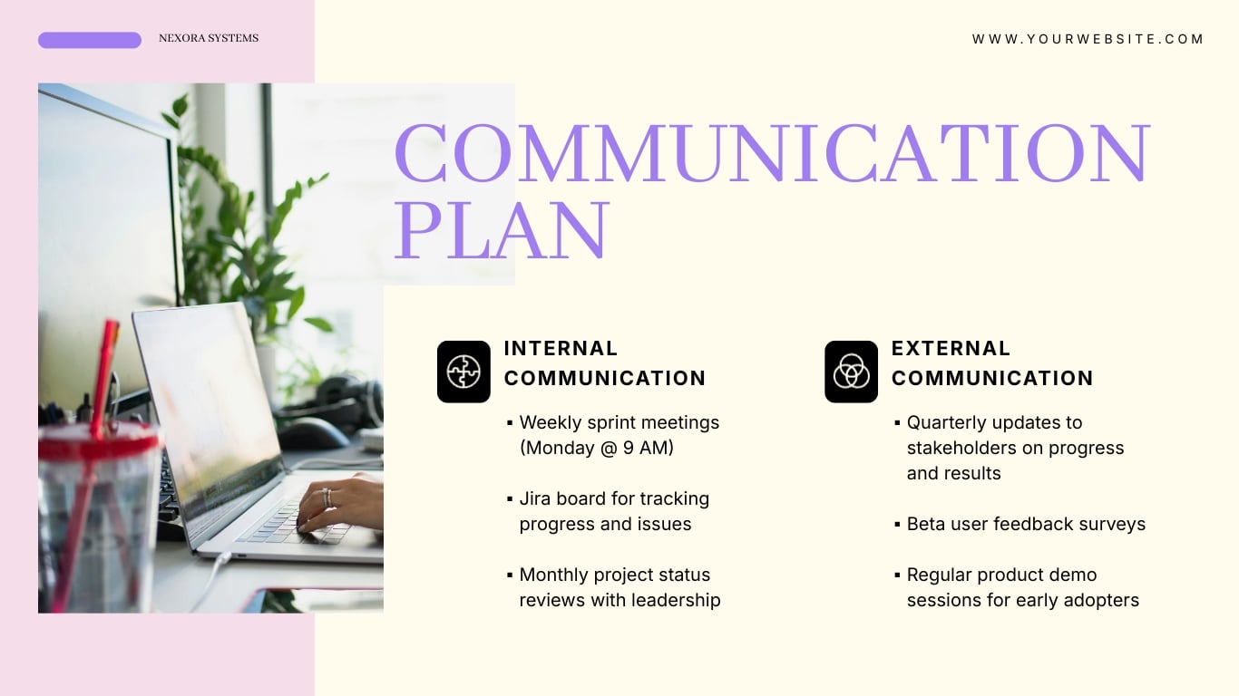 Data Management Project Kickoff Presentation Template | Visme