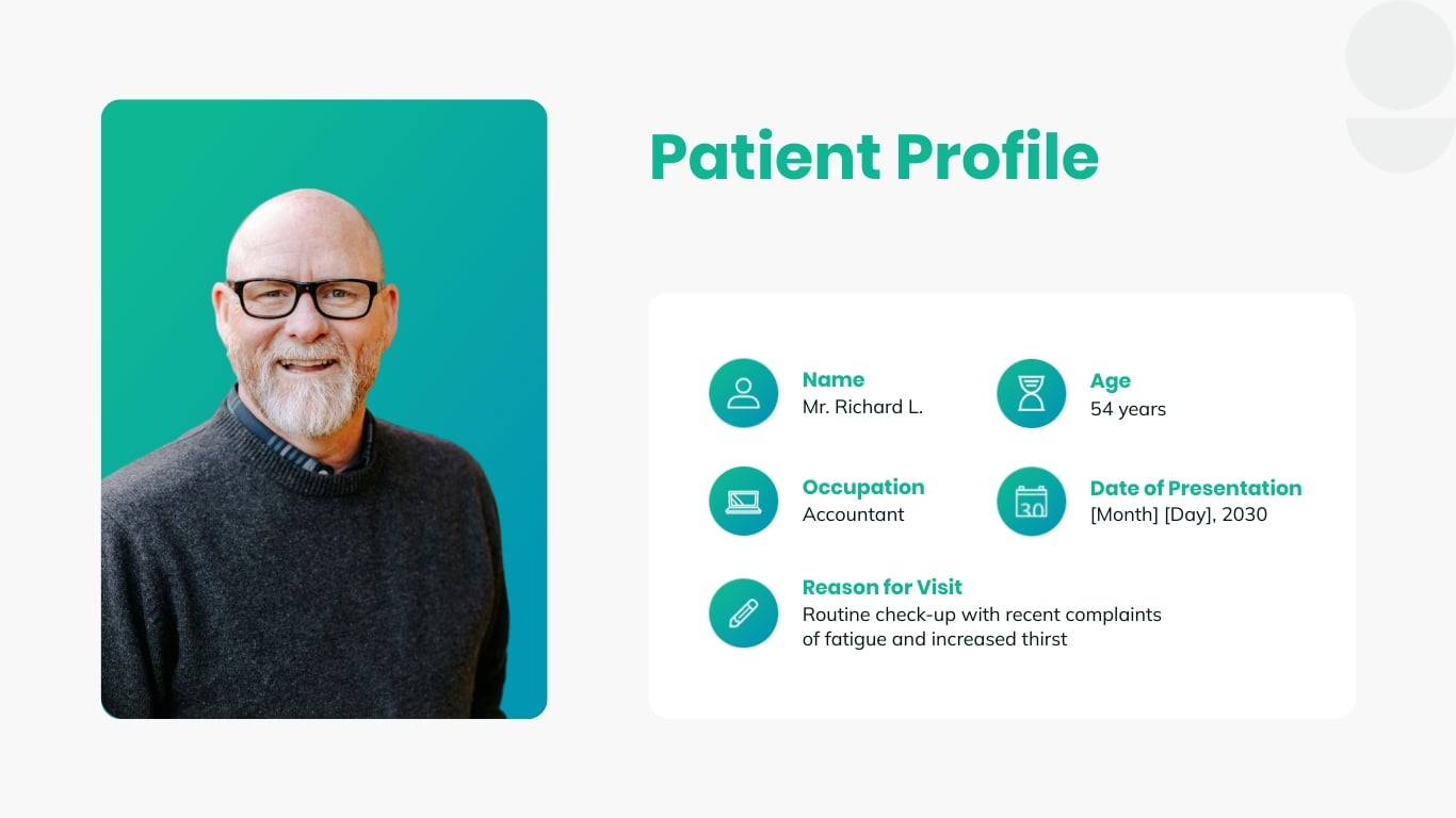 Diabetes Patient Medical Presentation Template | Visme