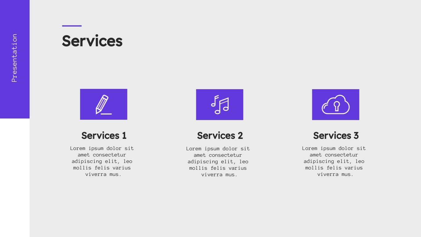 Distinctive Company Presentation Template | Visme