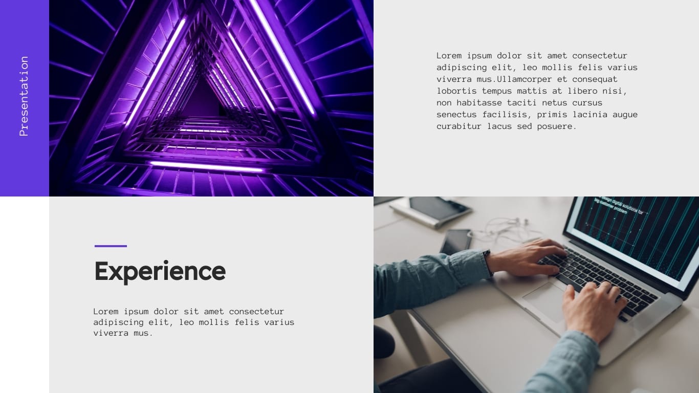 Distinctive Company Presentation Template | Visme
