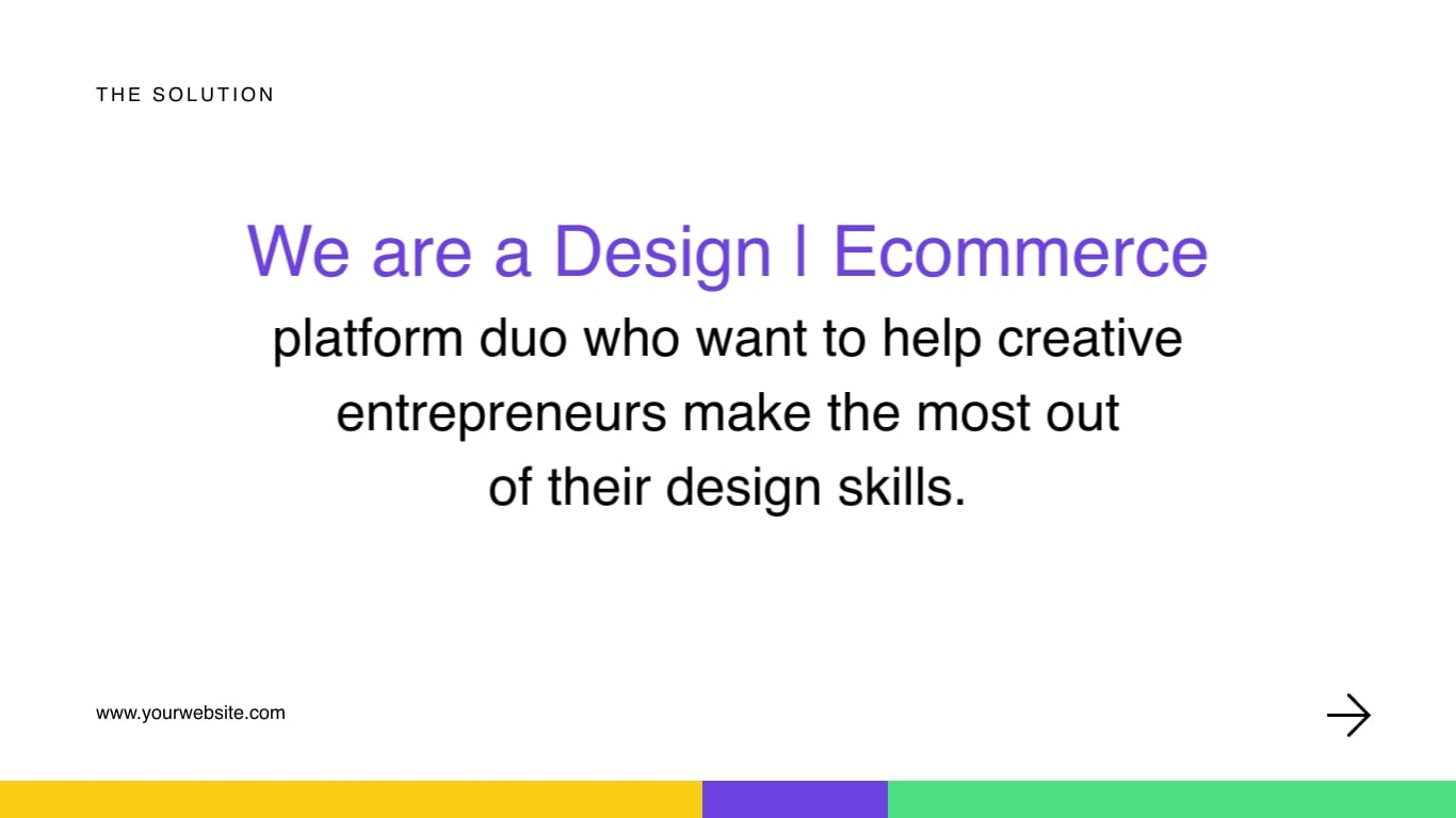 Ecommerce Pitch Deck Template | Visme