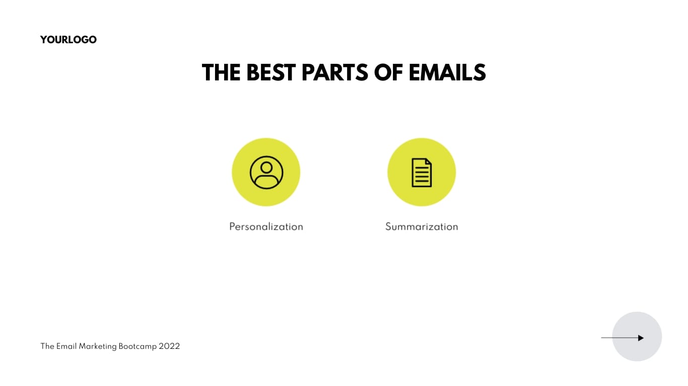 Email Marketing Webinar Presentation Template | Visme
