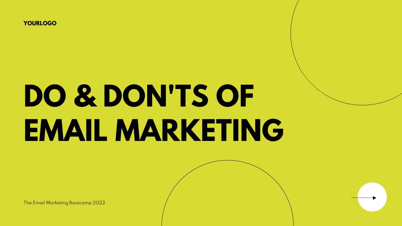 Email Marketing Webinar Presentation Template | Visme