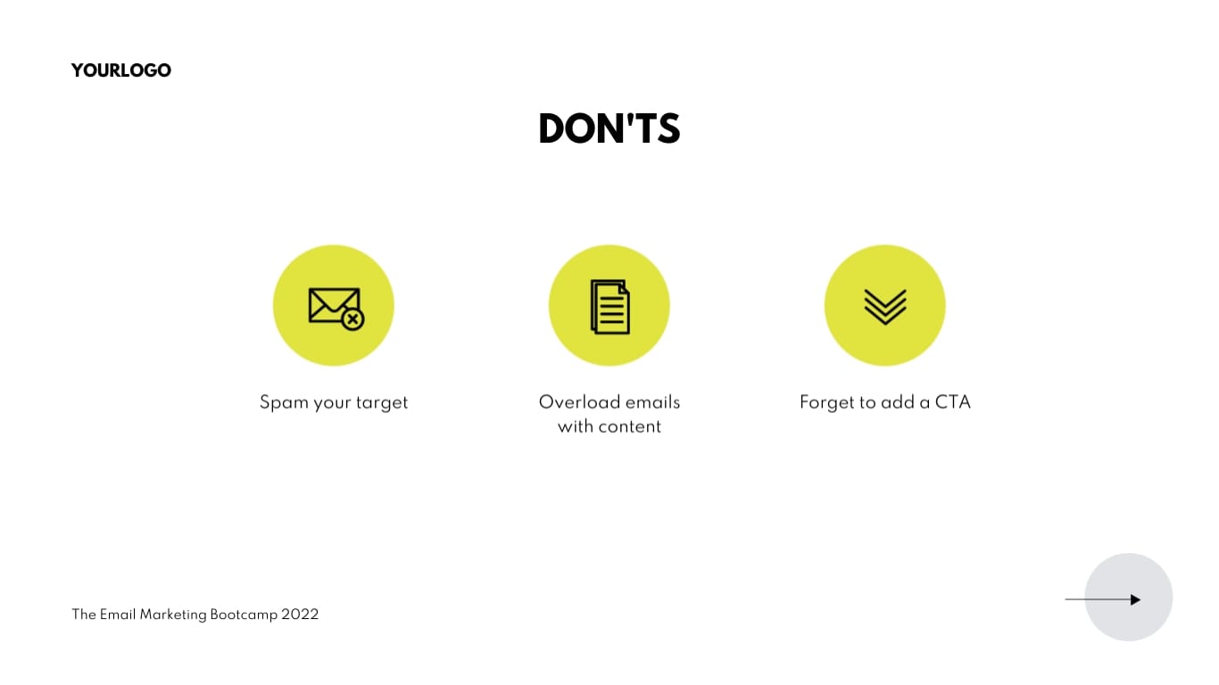 Email Marketing Webinar Presentation Template | Visme