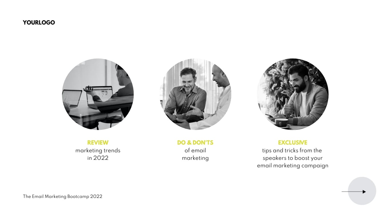 Email Marketing Webinar Presentation Template | Visme