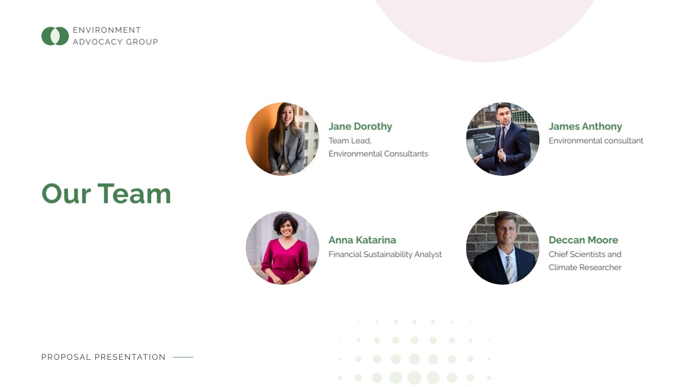 Environment Proposal Presentation Template | Visme