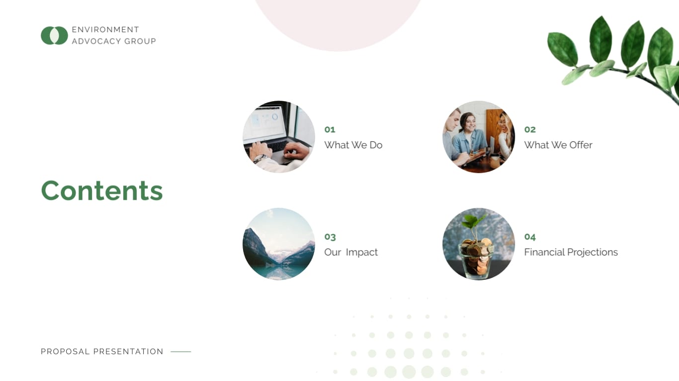 Environment Proposal Presentation Template | Visme
