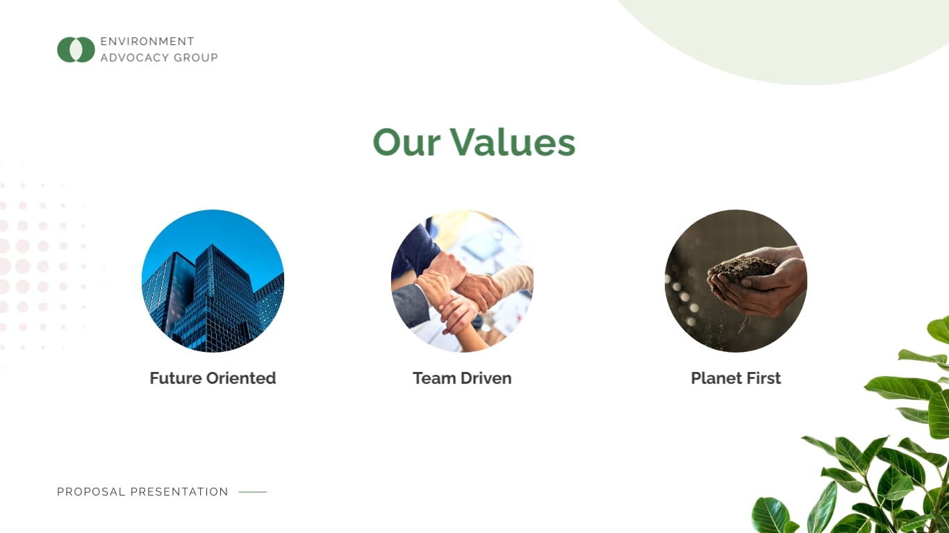 Environment Proposal Presentation Template | Visme